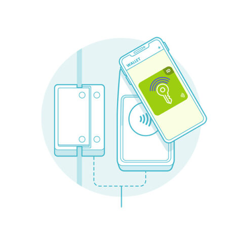 Universal NFC wallet reader - VTAP NFC mobile wallet reader